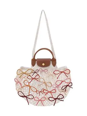 Longchamp Le Pliage Collection Mesh Bag - Beige