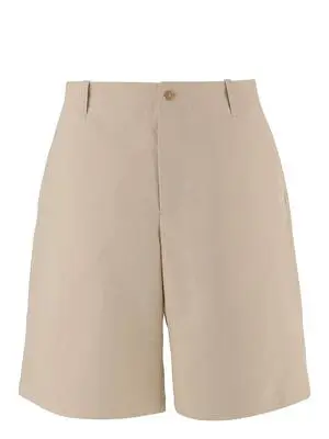 Jacquemus Cotton-blend Knee Length Shorts - Beige