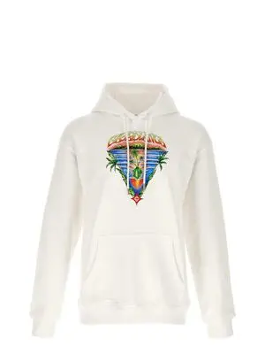 Casablanca Innocence Triangle Hoodie - White
