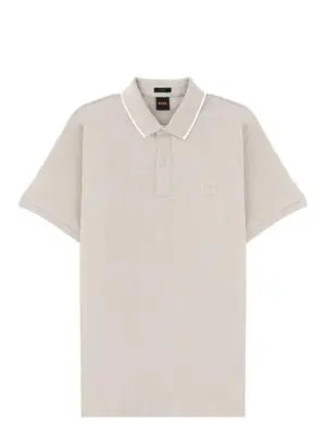 BOSS Polo With Logo - Dove