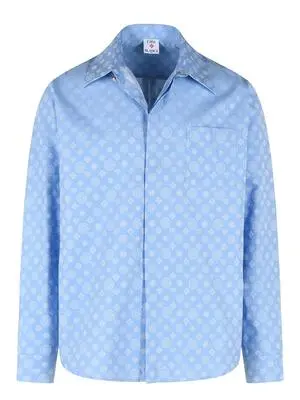 Casablanca Cotton Shirt - Light Blue