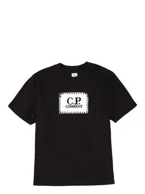 C.P. COMPANY T Shirt With Logo - Black