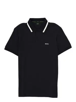 BOSS Polo With Logo - Blue