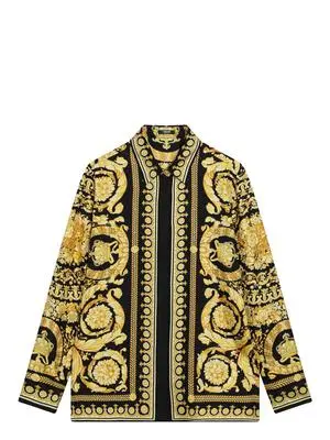 Versace Printed Silk Twill Shirt - Multicolor