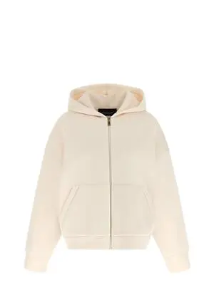 Fabiana Filippi Cashmere Scuba Hoodie - Beige