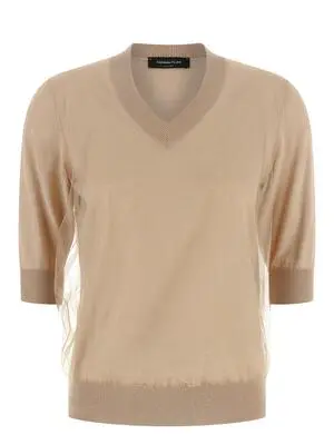Fabiana Filippi Double Layer Sweater - Beige