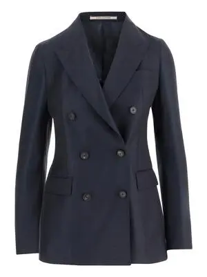 Tagliatore Double-breasted Wool Jacket - Navy Scuro