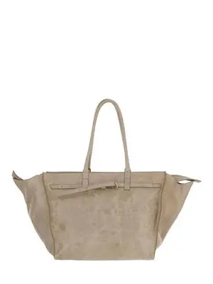 Benedetta Bruzziches Mame Weekend Leather Tote - Beige