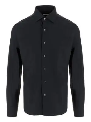 ALESSANDRO GHERARDI Stretch Jersey Shirt - Black