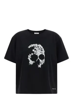 Alexander McQueen Skull T-shirt - White/black