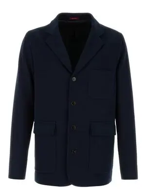 Gucci Cotton Single-breasted Jacket - Blue