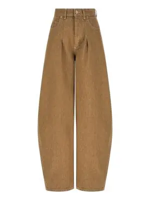Jacquemus Le De Nîmes Ovalo Jeans - Beige
