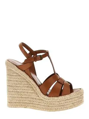 Saint Laurent Tribute Espadrilles - Brown