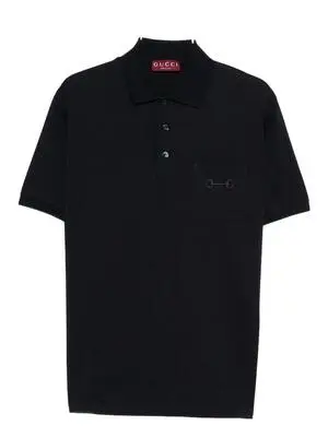 Gucci Cotton Polo Shirt - Blue