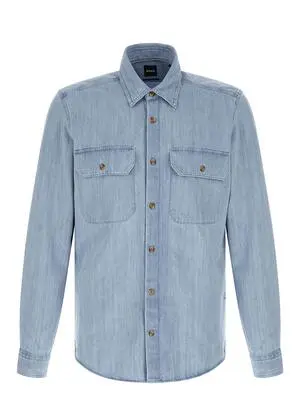 Hugo Boss H Liam' Shirt - Light Blue