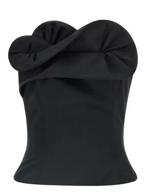 Magda Butrym 01' Corset Top - Black