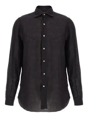 FINAMORE 1925 Gaeta' Shirt - Black
