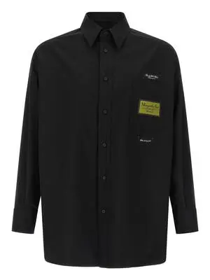 MAISON MARGIELA Jacquard Label Shirt - Black