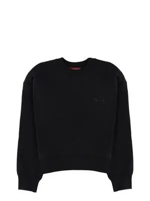 Gucci Cotton Sweatshirt With Clamp Detail - Black