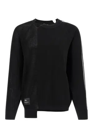 Y3 Gfx' Cotton Sweater - Black