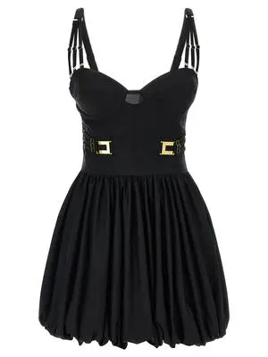 Elisabetta Franchi Mini Corset Dress - Black