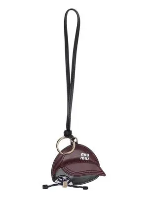 Miu Miu Trick Miu Cap - Bordeaux