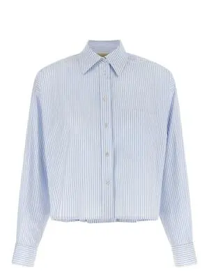 MAX MARA Striped Cotton Poplin Shirt