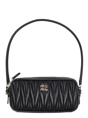 Miu Miu Matelassé Bag - Nero