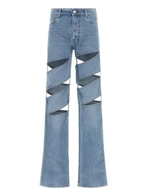 Coperni Spiral Jeans - Light Blue