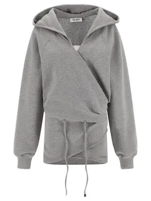 Attico Hooded Mini Dress - Gray