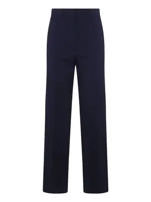 Miu Miu Wool Superfine Pantaloni - Bleu