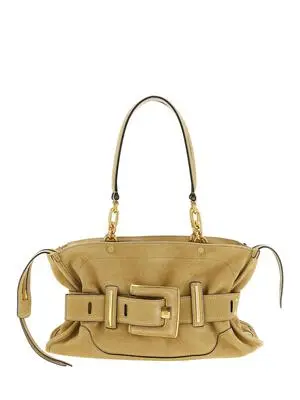 Balmain Anthem Shoulder Bag - Beige