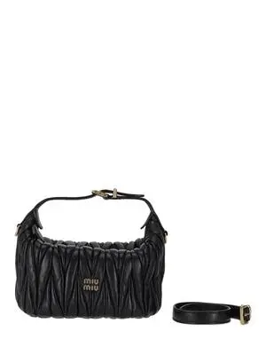 Miu Miu Matelassé Shoulder Bag - Nero