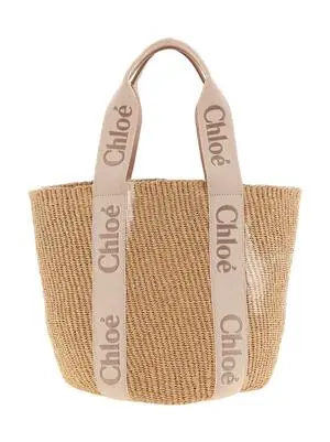 Chloé Woody Large Shopper - Pink