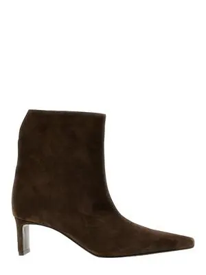 Khaite Ona Ankle Boots - Brown