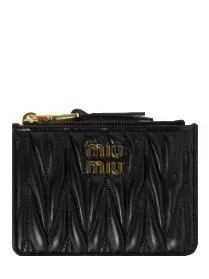 Miu Miu Matelassé Pouch - Nero
