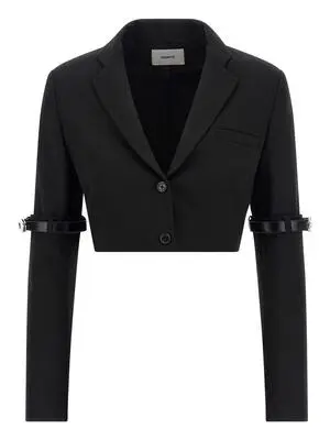 Coperni Hybrid Bolero Blazer - Black