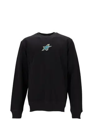 Paul Smith Regular-fit Sweatshirt With Star Detail - Black
