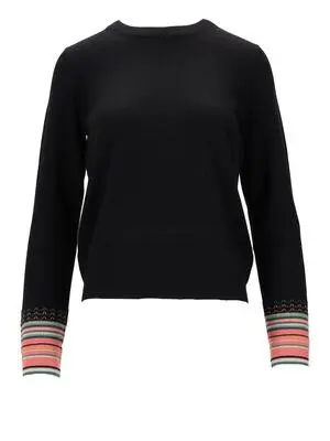 Paul Smith Knitted Crew Neck Sweater - Black