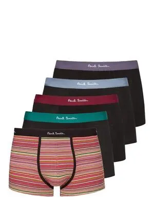 Paul Smith Pack Of Five Boxer Shorts - Black
