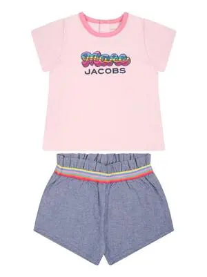 Marc Jacobs Logo T-shirt And Shorts Set - Multicolour