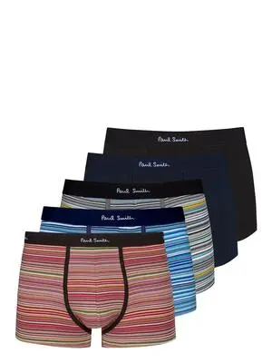Paul Smith Pack Of Five Boxer Shorts - Multicolour