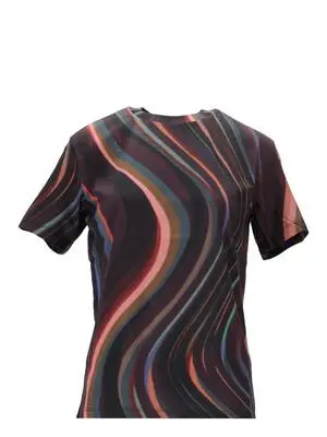 Paul Smith Printed T-shirt - Burgundy/ Borde
