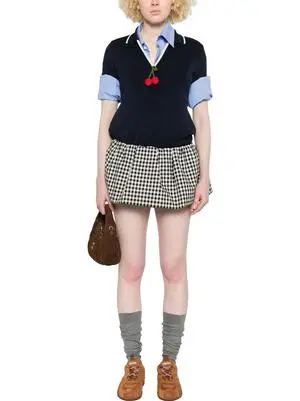 MIU MIU Gonne Vichy Skirt