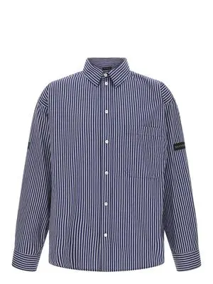 Balenciaga Striped Shirt - Blue