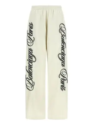 Balenciaga Reversible Pants With Embroidery - Multicolor