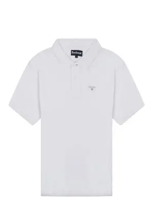 Barbour Polo With Logo - White