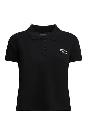 Balenciaga Loop Sports Icon Polo Shirt - Black
