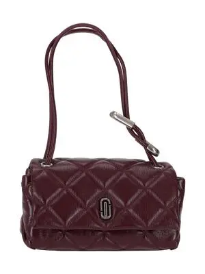 Marc Jacobs The Mini Dual Shoulder Bag - Dark Plum