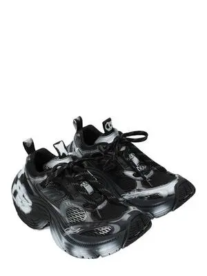 Balenciaga 6xl Sneakers With Spray Details - Black